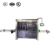 China Servo Driven Linear Liquid Filling Machine 100mL-5000mL High Precision ±0.2% for sale
