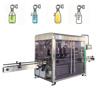 China PLC Control Linear Filling Machine 20 - 80 Bottles/Minute Automatic Filling Machines for sale