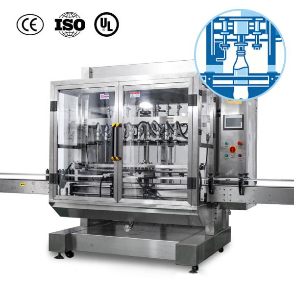 Quality Customized Gravity Filling Machine Multi Nozzle Gravity Bottle Filler With One Click Changeover for sale