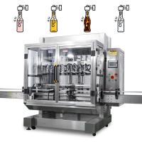 Quality Time Control Gravity Filler 50ml - 1000ml Automatic Volumetric Liquid Filling for sale