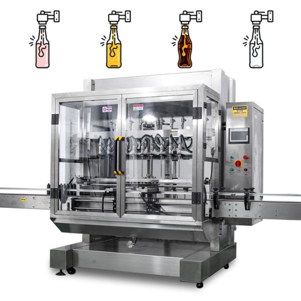 Quality Time Control Gravity Filler 50ml - 1000ml Automatic Volumetric Liquid Filling Machine for sale
