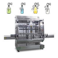 China Compact Gravity Filling Machine 50-1000ml 40-60 BPM High Precision Liquid Bottle Filler for sale