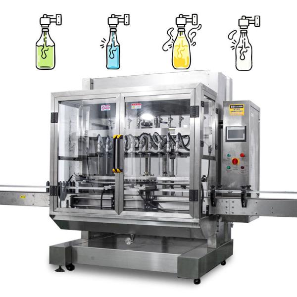 Quality Compact Gravity Filling Machine High Precision Liquid Bottle Filling Machine Customized for sale