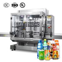 China Automatic Gravity Bottle Filling Machine 40-60 BPM ±1% Accuracy PLC Servo Control for sale