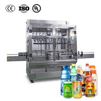 China Automatic Gravity Bottle Filling Machine 40-60 BPM ±1% Accuracy PLC Servo Control for sale
