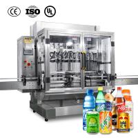 China Automatic Gravity Bottle Filling Machine 40-60 BPM ±1% Accuracy PLC Servo Control for sale
