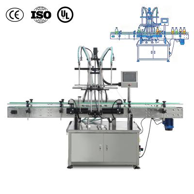China Efficient Non Contact Filling Machines Intelligent Multi Head Liquid Filling Machine for sale