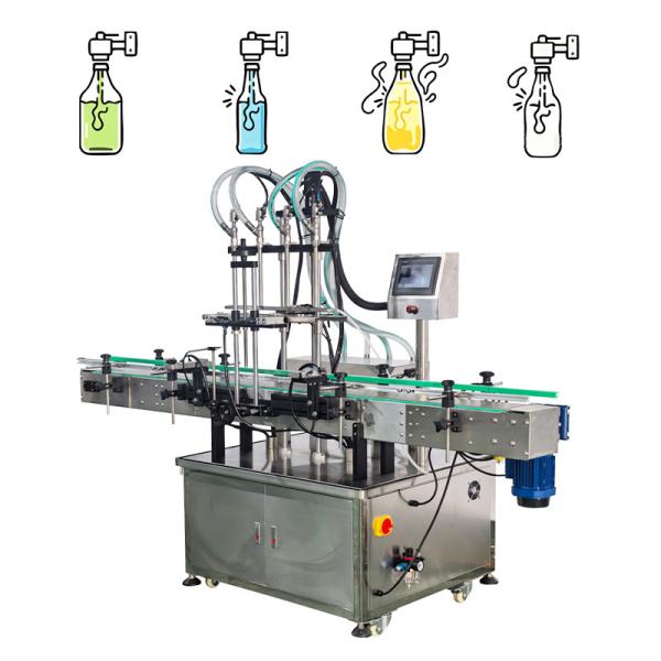 Quality High Precision Magnetic Pump Filling Machine 10ml - 5000ml Pump Liquid Filling for sale
