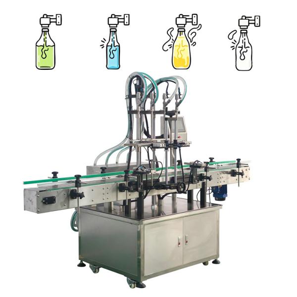 Quality High Precision Magnetic Pump Filling Machine 10ml - 5000ml Pump Liquid Filling for sale