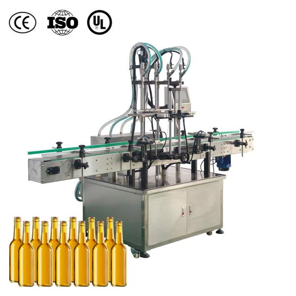 Quality PLC Control Magnetic Pump Filling Machine Customized Beer Bottle Filling Machine for sale