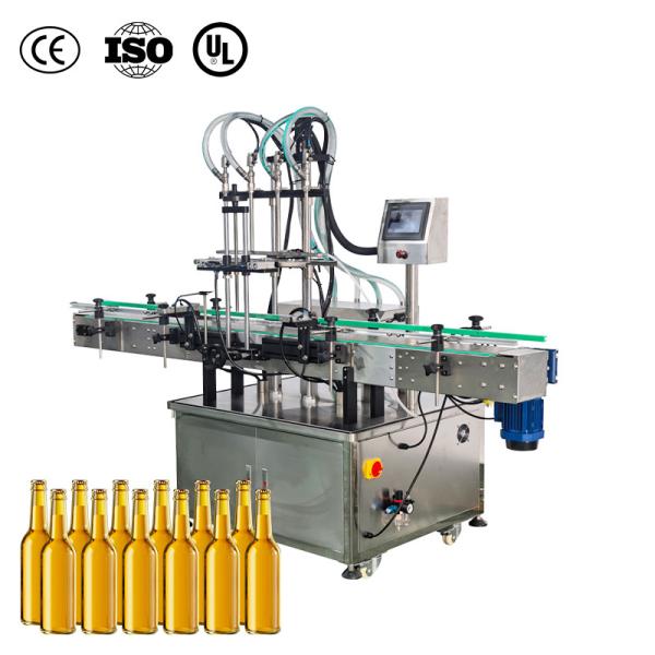 Quality PLC Control Magnetic Pump Filling Machine Customized Beer Bottle Filling Machine for sale