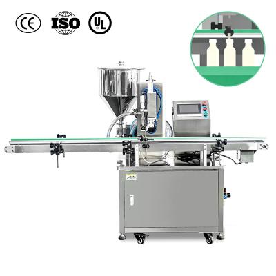 China 304 Stainless Steel Servo Filling Machine Compact Single Head Filling Machine High Precision for sale