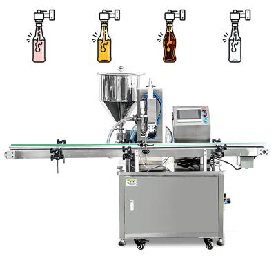 China Customized Single Head Bottle Filler 10ml - 200ml Automatic Liquid Filler Machine for sale