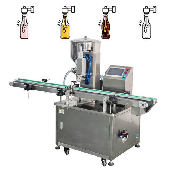 Quality Customized Single Head Bottle Filler 10ml - 200ml Automatic Liquid Filler for sale