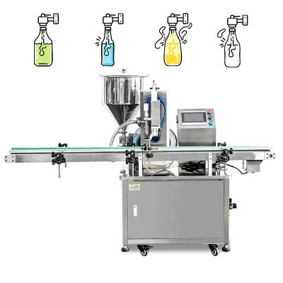 China Compact Servo Filling Machine High Precision Single Head Filler 220V For Small Spaces for sale