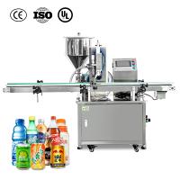 Quality Industrial Single Head Liquid Filling Machine 20 - 30 Bottles/Minute Drink for sale