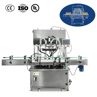 China Multi Nozzle Liquid Bottle Filling Machines Quick Release Pump Filling Machines Efficient for sale