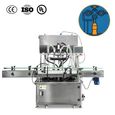 China 220V Gear Pump Filling Machine Compact Juice Bottling Machine For Industrial Applications for sale
