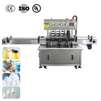 China In Line Automatic Spindle Capping Machine 1.5KW 60-150 BPM Bottle Capper 220V 380V for sale