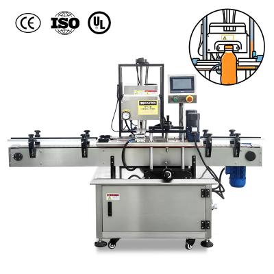 China 4 Wheels Automatic Capping Machine 30 BPM - 100 BPM Bottle Capper Machine for sale