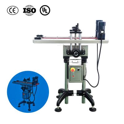 China Flexible Bottle Clamping Conveyor 25 - 90 Bottles/Min Hugger Belt Conveyor for sale