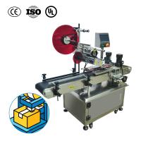 China High Accuracy Flat Carton Labeling Machine 0.8KW 100 CPM ±1mm Precision for sale