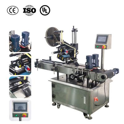 China 1800*700*1500mm Automatic Flat Labeling Machine Modular Automatic Bottle Labeler 220V for sale