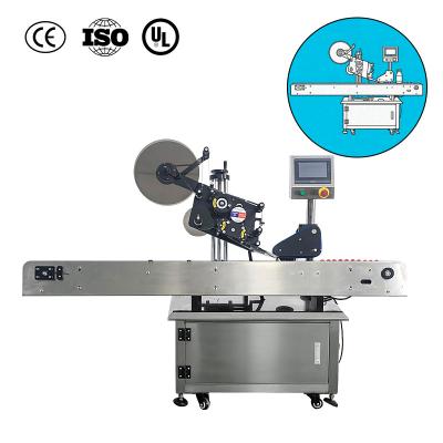 China PLC Control Horizontal Labeling Machine 220V 50Hz Labeling Machine For Bottles for sale