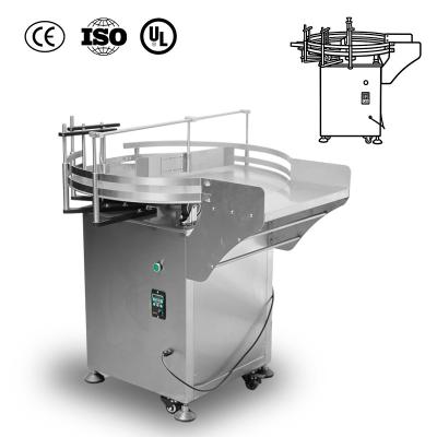 China Low Energy Consumption Rotary Bottle Unscrambler Industrial Turntable Machine for sale