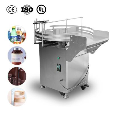 China 140W Bottle Unscramblers Rotary Turntable Machine 220V With 1000mm Turntable for sale