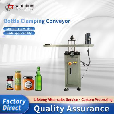 China XT-GD800 Bottle Clamping Conveyor with 10-160mm Adjustment, 25-90 Bottles/Min Speed & Stainless Steel Construction for sale