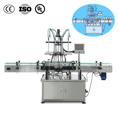 China Automatic Inline Magnetic Pump Filling Machine with No Bottle No Filling, Seal-free Leak-proof Design and Anti-drip & Anti-foaming Structure for sale