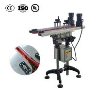 China Automatic Side Grip Conveyor with Adjustable Gripping Width and Bottomless Conveying Structure for Variable Speed Bottle Transfer for sale