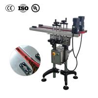 China Automatic Side Grip Conveyor with Adjustable Gripping Width and Bottomless Conveying Structure for Variable Speed Bottle Transfer for sale