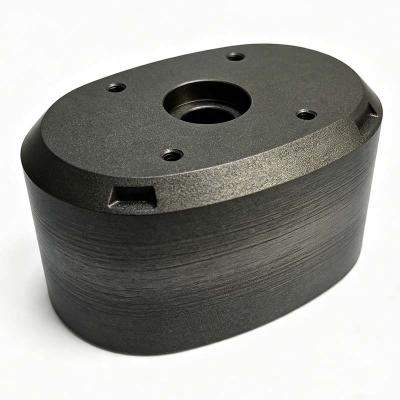China Custom CNC-Machined Grey Cast Iron HT200 Oval Enclosure Housing with Vibration-Dampening Performance and ±0.03-0.05mm Tolerance for sale