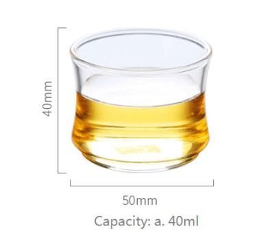 Cina La tazza di Kung Fu Tea Borosilicate Glass ha personalizzato le chiare stampe del fumetto in vendita