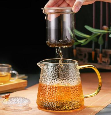 Cina Teiera stabilita 500ml del vetro borosilicato 7 con l'Assemblea di vetro di Infuser in vendita