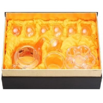 Cina Novolink OEM 8 Set High Borosilicate Glass Teapot 600ml With Tea Light Heating Stand in vendita