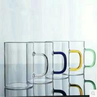 China Single Wall Borosilicate Glass Mug for sale