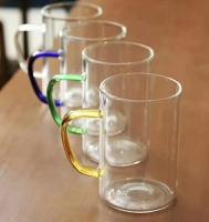 China Single Wall Borosilicate Glass Mug for sale