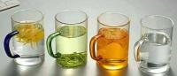 China Single Wall Borosilicate Glass Mug for sale
