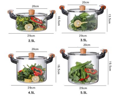 Cina Vaso in vetro borosilicato alto da 4500 ml Vetreria in borosilicato in vendita