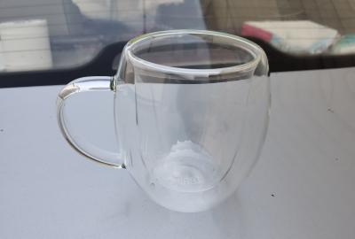 Cina Ciao tazza termica a doppia parete in vetro borosilicato per bevande calde fredde in vendita