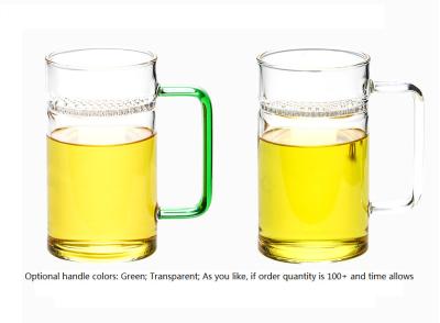 Cina Novolinkl/OEM ODM 350ml Tazza teiera in vetro borosilicato per foglie sfuse a base di erbe in vendita