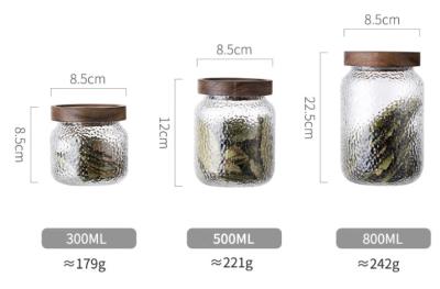 Cina Scatole metalliche matte del vetro trasparente delle caramelle dei grani messe di un modello di 3 martelli in vendita