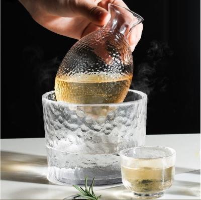 Cina La causa più fredda dell'alto del borosilicato della cristalleria whiskey del liquore ha messo di 6 in vendita