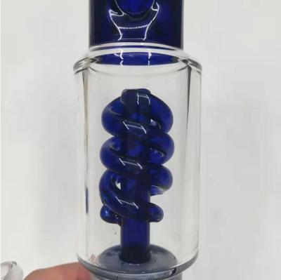 Cina Narghilè portatile blu in vetro borosilicato alto in vendita