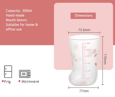 Cina Alta progettazione di Cup Cartoon Boot della chiavetta del vetro borosilicato di Novolink in vendita