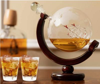 Cina decantatore rotatorio su ordinazione del vino del vetro borosilicato di vetro di vino 850ml in vendita