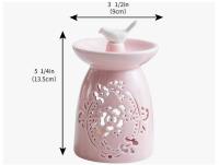 China 60ml Aromatherapy Essential Oil Burner Ceramic Tea Light Holder for sale